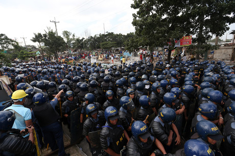 Filipino Riot Policemen Secure Perimeter Members Editorial Stock Photo ...