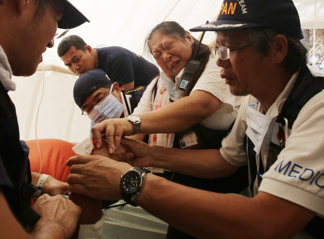 Members Japan Disaster Relief Team Conduct Editorial Stock Photo ...