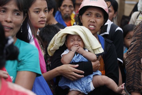 Filipino Woman Cries While Air Force Editorial Stock Photo - Stock ...