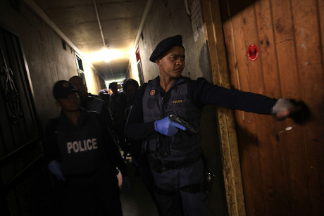 Members South African Police Raid Alexandra Editorial Stock Photo ...