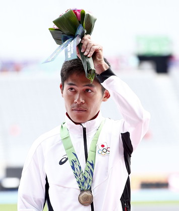 Bronze Medalist Yuki Kawauchi Japan Poses Editorial Stock Photo - Stock ...