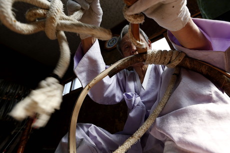 South Korean Traditional Bow Artisan Kwon Editorial Stock Photo - Stock ...