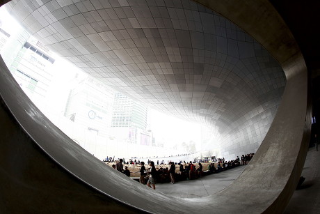 Visitors Seen Dongdaemun Design Plaza Ddp Editorial Stock Photo - Stock ...