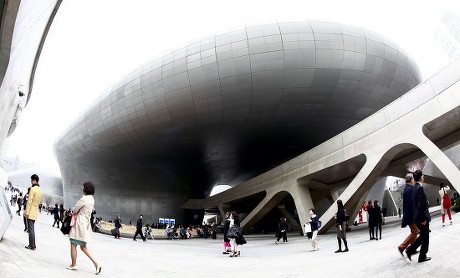 Visitors Seen Dongdaemun Design Plaza Ddp Editorial Stock Photo - Stock ...