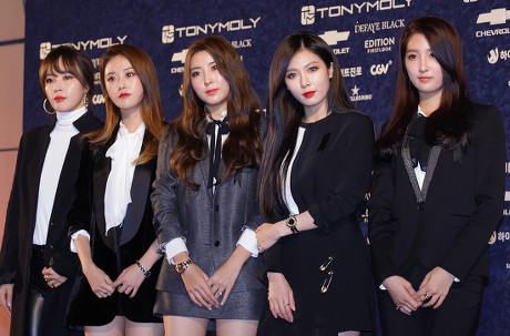 South Korean Girl Group 4minute Arrive Editorial Stock Photo - Stock ...