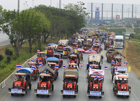 Thai Rice Farmers Ride On Farm Editorial Stock Photo - Stock Image ...