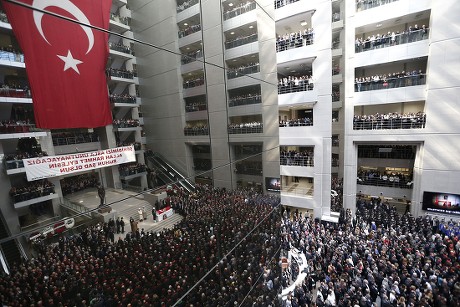 Turkish Lawyers People Salute Front Coffin Editorial Stock Photo ...