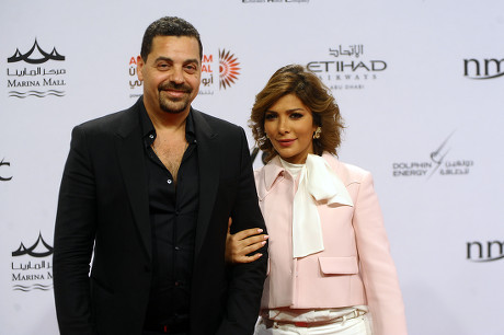 Syrian Singer Assala Nasri Her Husband Editorial Stock Photo - Stock ...