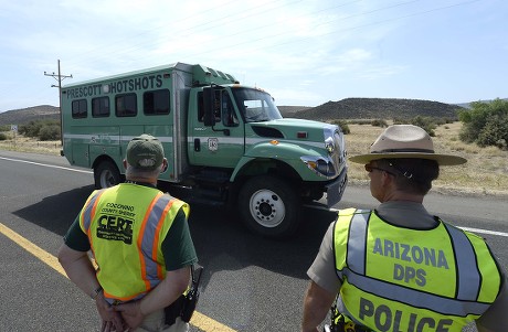 Arizona Law Enforcement Officers Look On Editorial Stock Photo - Stock ...
