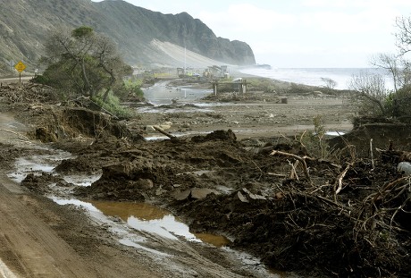 Mud Debris Has Damaged Popular Beach Editorial Stock Photo - Stock ...
