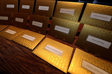 Oscar Winners Envelopes By Marc Friedland Editorial Stock Photo - Stock ...