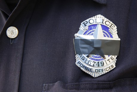 Dallas Police Department Badge Worn By Editorial Stock Photo - Stock ...