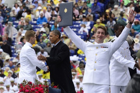 Naval Academy Graduate R Celebrates After Editorial Stock Photo - Stock ...