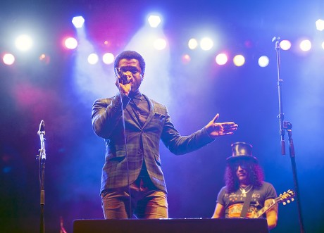 Us Vintage Trouble Lead Singer Ty Editorial Stock Photo - Stock Image ...