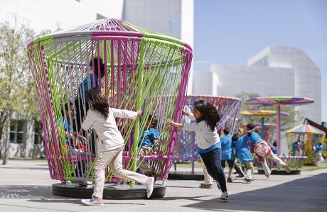 School Children Play Largescale Interactive Design Editorial Stock ...