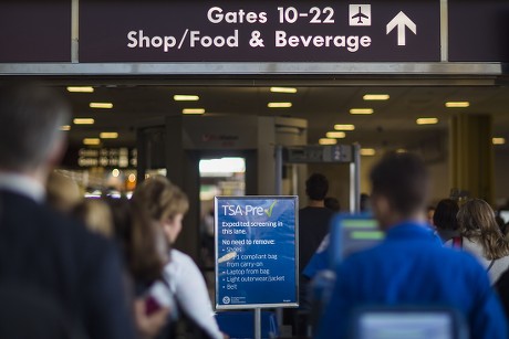 Sign Advertising Transportation Security Administration Tsa Editorial ...