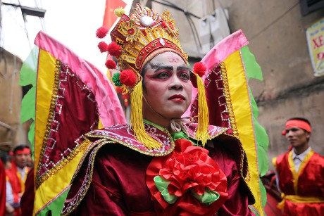 Local Villager Motley Costume Takes Part Editorial Stock Photo - Stock ...