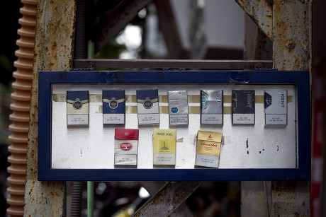 Cigarettes Packets Displayed Sale Street Hanoi Editorial Stock Photo ...