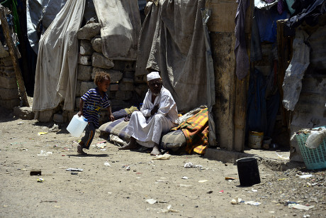 Elderly Man Akhdam Community Large Yemeni Editorial Stock Photo - Stock ...
