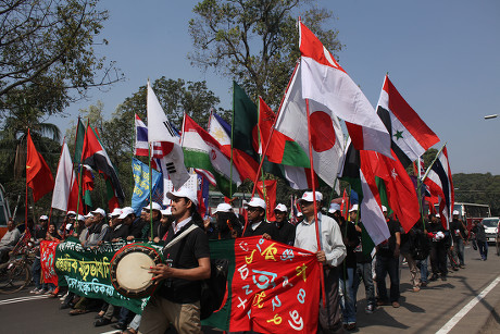 People Attend Rally National Flags Different Editorial Stock Photo ...