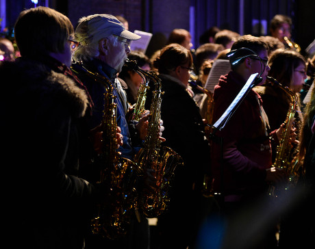 People Play Alto Saxophones Celebrate 200th Editorial Stock Photo ...