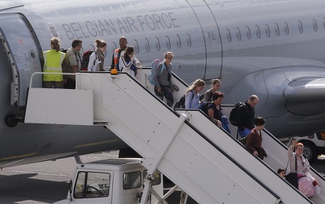 Passengers Disembark Special Plane Bringing 46 Editorial Stock Photo ...