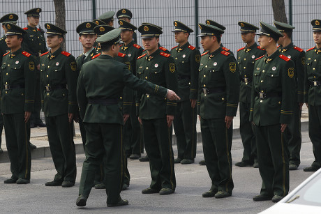 Chinese Security Officers Deployed Foreign Embassies Editorial Stock ...