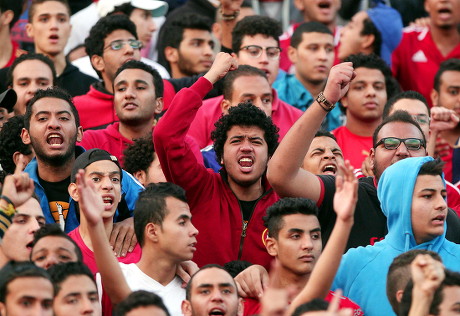 Al Ahly Fans Cheer Their Team Editorial Stock Photo - Stock Image ...