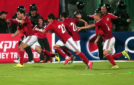 Alahly Player Emad Meteb L Celebrates Editorial Stock Photo - Stock ...