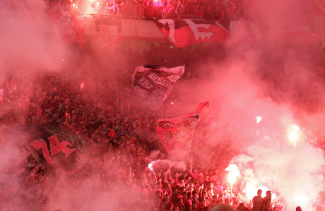 Al Ahly Fans Cheer Their Team Editorial Stock Photo - Stock Image ...