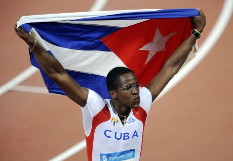 Athletics Cubas Dayron Robles Won Mens Editorial Stock Photo - Stock ...