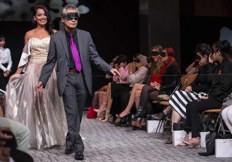 Blind Partiallyseeing Models Present Creations By Editorial Stock Photo ...