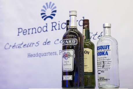 Bottles Some Pernod Ricard Group Brands Editorial Stock Photo - Stock ...
