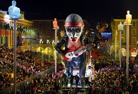 Float Representing American Hard Rock Band Editorial Stock Photo ...
