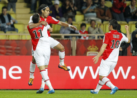 Radamel Falcao Monaco 2l Celebrates After Editorial Stock Photo - Stock ...