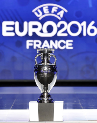 Uefa European Championship Trophy Seen On Editorial Stock Photo - Stock ...