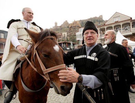 Georgian People Wearing Traditional Attire Attend Editorial Stock Photo ...