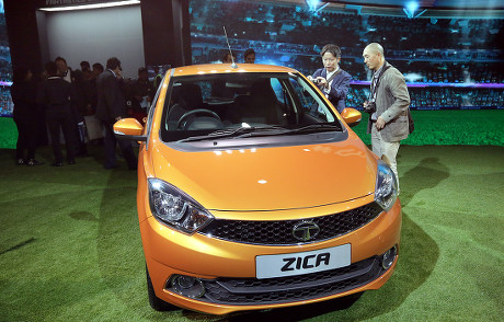 Visitors Check Newlylaunched Hatchback Car Zica Editorial Stock Photo ...