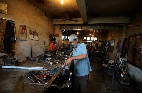 Gunsmith Works Inside Zaroo Gun Factory Editorial Stock Photo - Stock ...