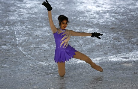 Indian Ice Skater Performs During National Editorial Stock Photo ...