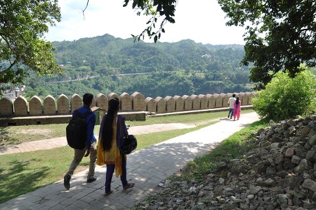 Tourists Walk Around Kangra Fort Hill Editorial Stock Photo - Stock ...
