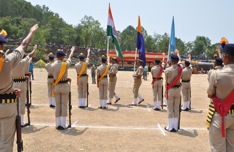 Indian Police Personal Participates Passing Out Editorial Stock Photo ...