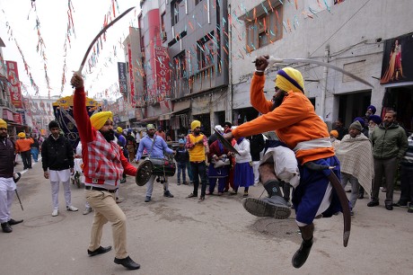Sikh Men Exhibit Their Skills Swords Editorial Stock Photo - Stock ...