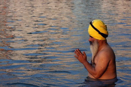 Baptized Sikh Man Prays He Takes Editorial Stock Photo - Stock Image ...