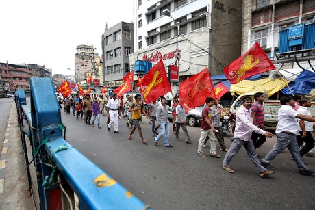 Communist Party Trade Union Activists March Editorial Stock Photo ...