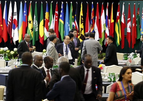 African Asian Delegations Gather Shortly Before Editorial Stock Photo ...
