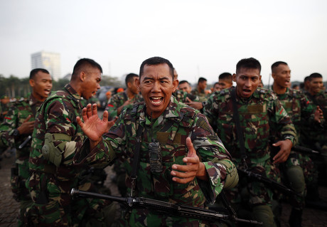 Indonesian Special Force Military Personnels Kopassus Editorial Stock ...