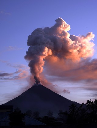 Soputan Volcano Spews Volcanic Materials Into Editorial Stock Photo ...