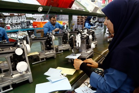Iranian Woman Works Kachiran Sewing Machine Editorial Stock Photo ...