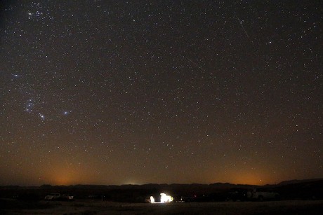 Stars Meteors Seen During Perseid Meteor Editorial Stock Photo - Stock ...